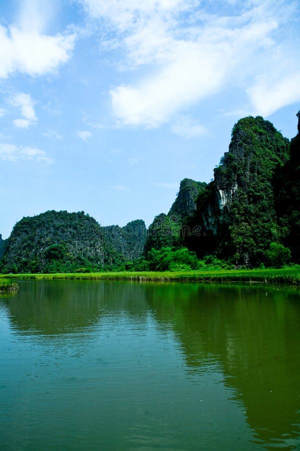 Tam Coc Bich stock photo. Image of caves, lake, binh - 26611572