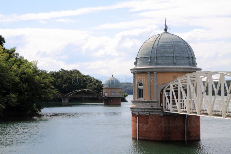 Tama lake stock photo. Image of tokyo, facility, blue - 46320922