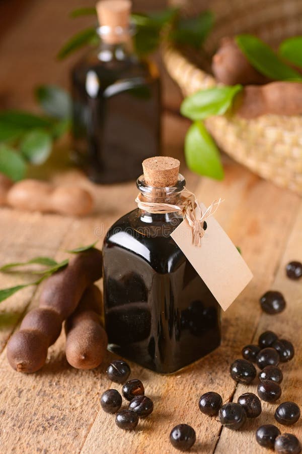 Tamarind Syrup on the Table Stock Photo - Image of closeup, herb: 70631302
