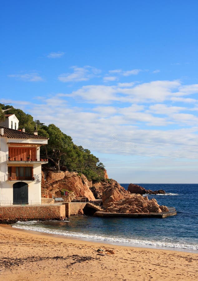 Tamariu Beach (Costa Brava, Spain) Stock Photo - Image of catalonia ...