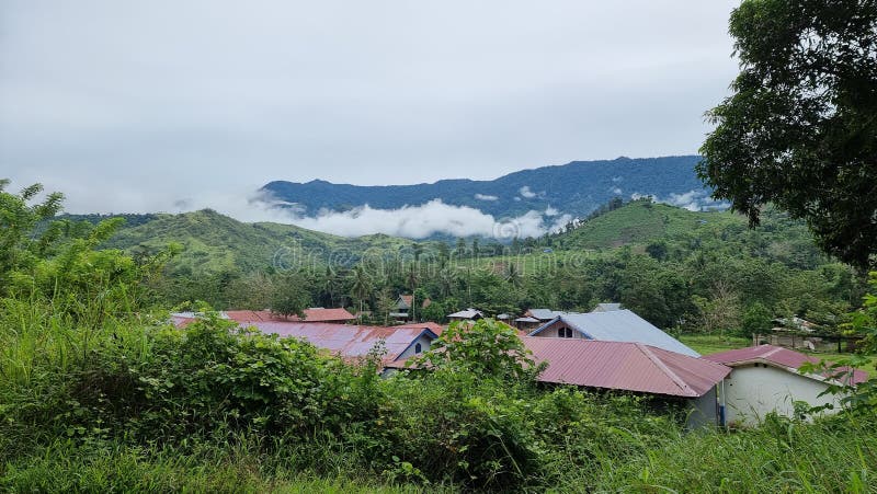 Tambing-Tambing Village from Above Stock Photo - Image of tourism ...