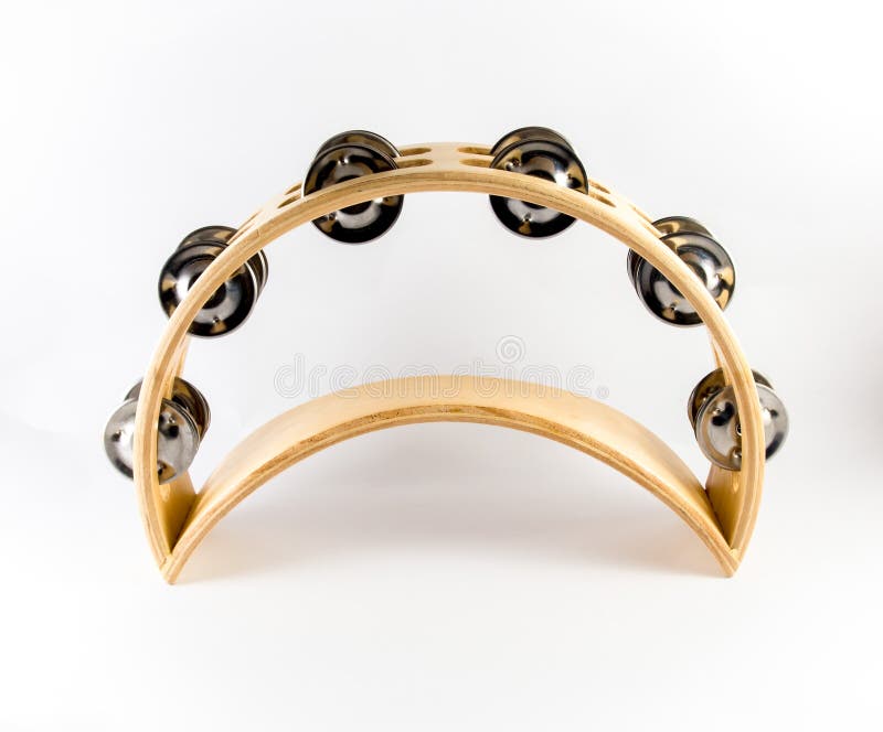 Tambour De Basque De Demi-lune Image stock - Image du bois, gens: 69235943