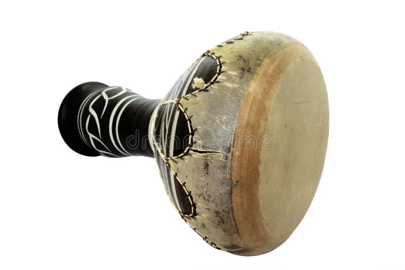 Tambour Et Cannelure Musicaux Traditionnels De Djembe D'instument Image ...