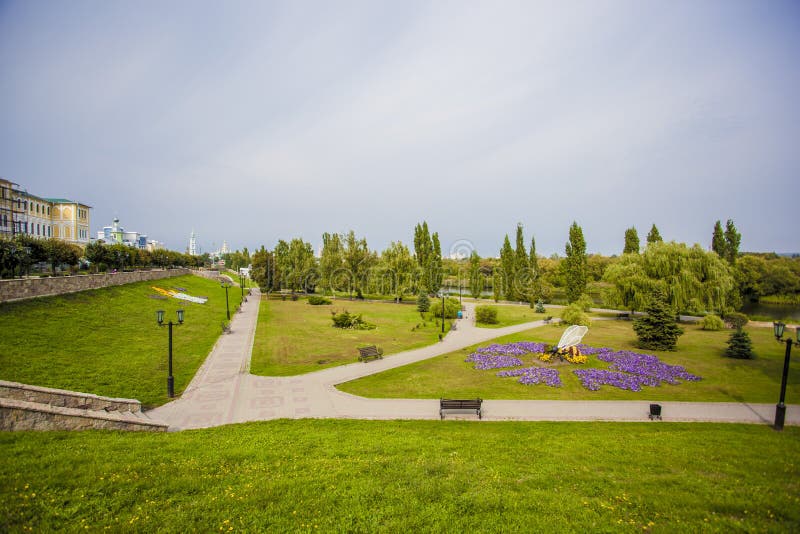Tambov image stock. Image du pilier, ciel, fleuve, ville - 71683391