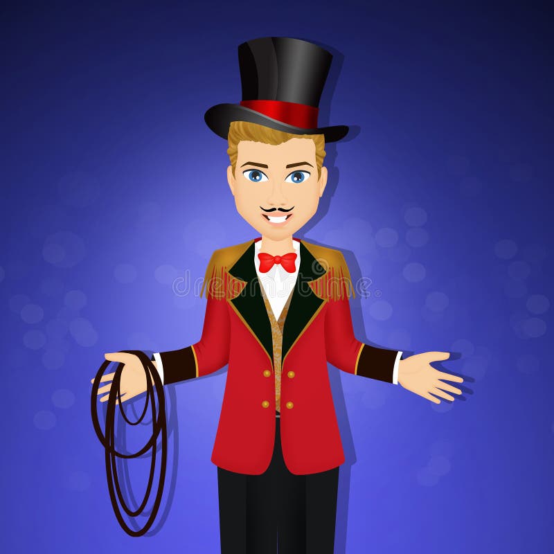 Tamer of lions stock illustration. Illustration of whip - 320934477