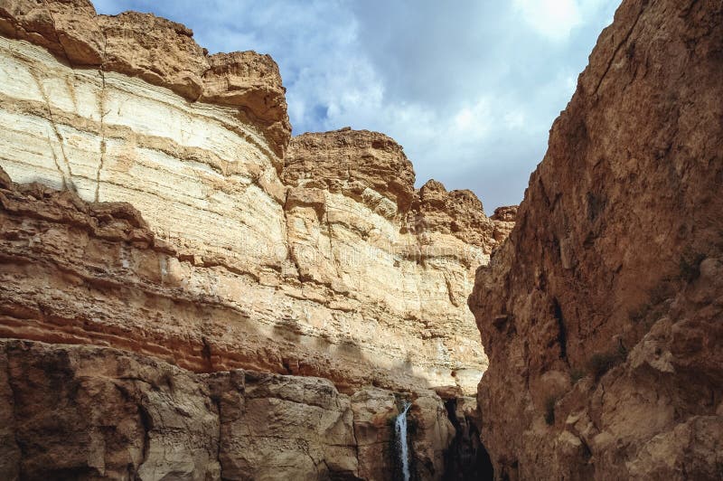 Tamerza Oasis, Tunisia stock photo. Image of canyon - 321094436