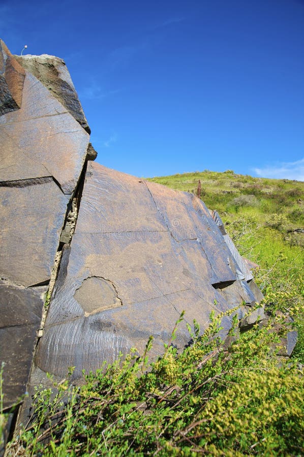 Tamgaly stock image. Image of national, carve, petraglyph - 9410301