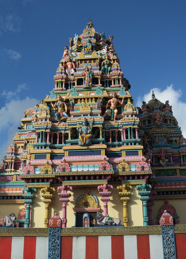 Tamil temple stock photo. Image of color, pantheon, architecture - 757340