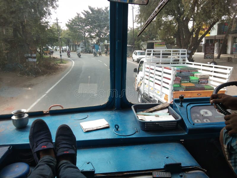 Tamilnadu Odinary Lorry View Editorial Photography - Image of lorry ...