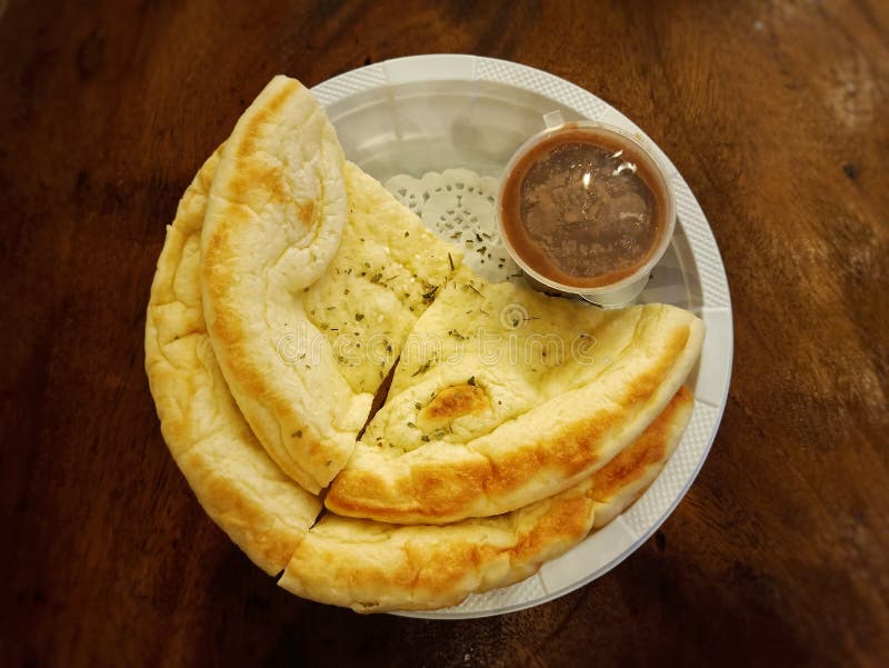 Tamis Bread with Spice Meat Sauce Stock Photo - Image of turkey, tamis ...