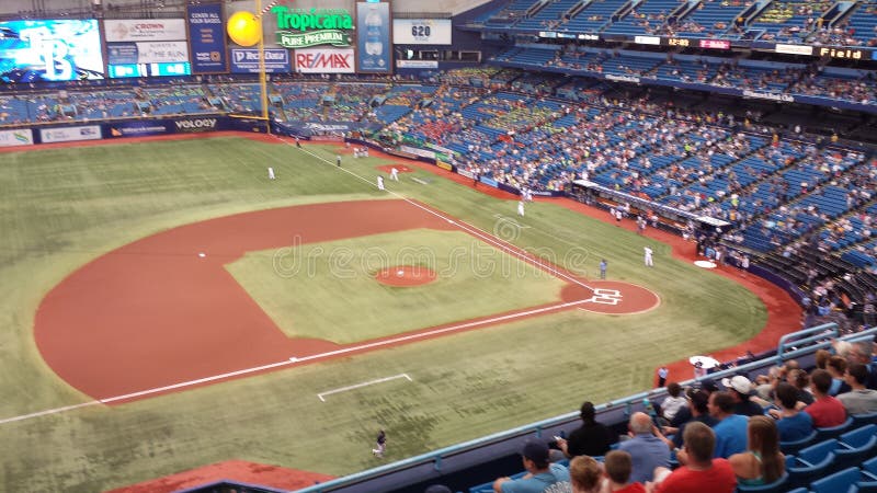 Tampa Bay Rays game editorial photo. Image of diamond - 48835446