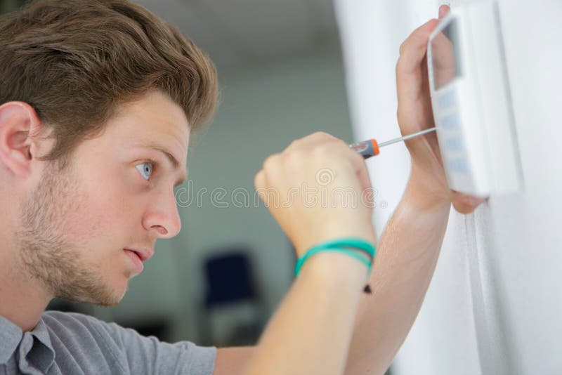 Tampering Security Digital Lock Stock Photo - Image of burglar, screen ...