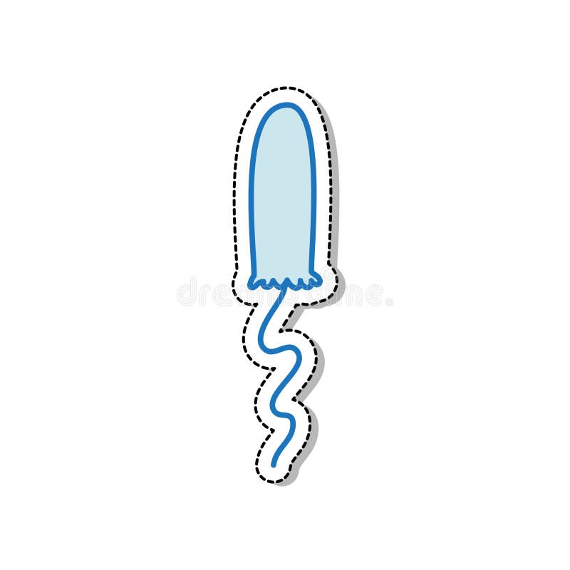 Tampon doodle icon stock illustration. Illustration of draw - 182099024
