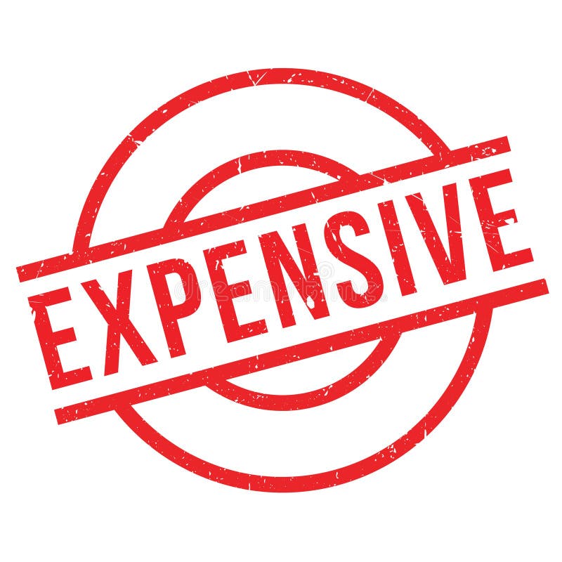 Signe ou timbre cher illustration de vecteur. Illustration du cher ...