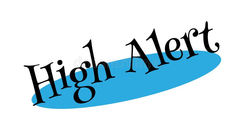 Tampon En Caoutchouc D'alerte Rouge Illustration de Vecteur ...