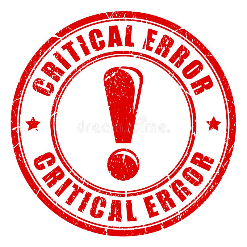 Icône d'erreur illustration de vecteur. Illustration du importance ...