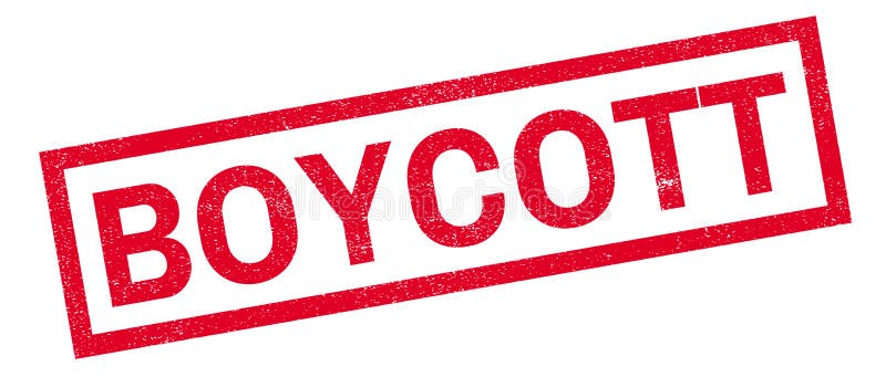 Tampon En Caoutchouc De Boycott Illustration Stock - Illustration du ...