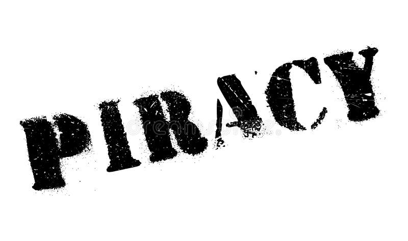 Tampon En Caoutchouc De Copie De Pirate Illustration Stock ...