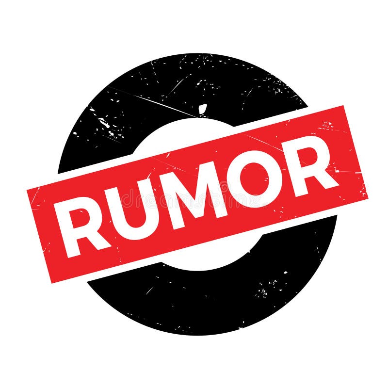 Tampon En Caoutchouc De Rumeur Illustration Stock - Illustration du ...