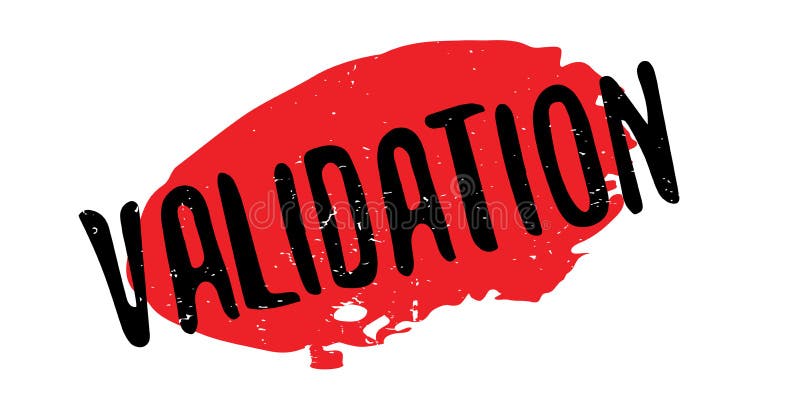 Tampon En Caoutchouc De Validation Illustration de Vecteur ...