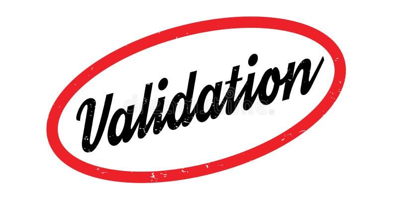 Tampon En Caoutchouc De Validation Illustration de Vecteur ...