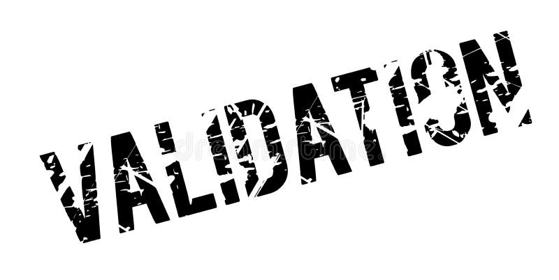 Tampon En Caoutchouc De Validation Illustration de Vecteur ...