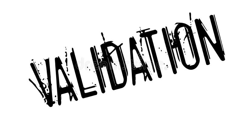 Tampon En Caoutchouc De Validation Illustration de Vecteur ...