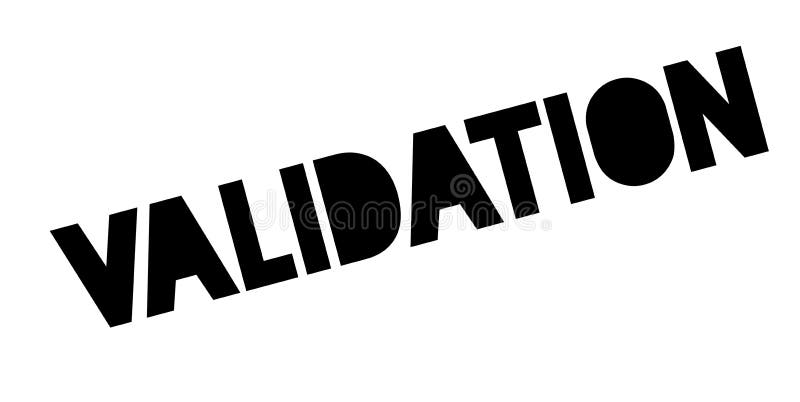 Tampon En Caoutchouc De Validation Illustration de Vecteur ...