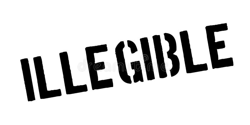 Illisible Stock Illustrations, Vecteurs, & Clipart – (1,353 Stock ...