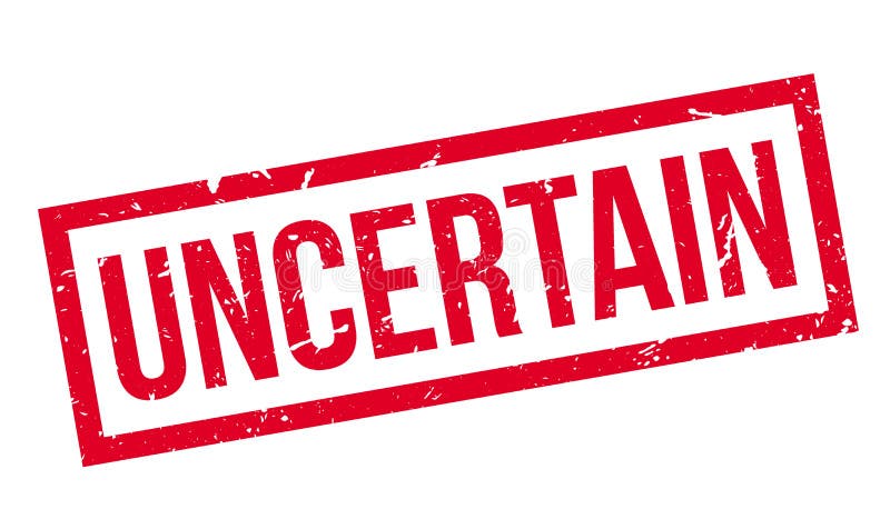 Tampon En Caoutchouc Incertain Illustration Stock - Illustration du ...