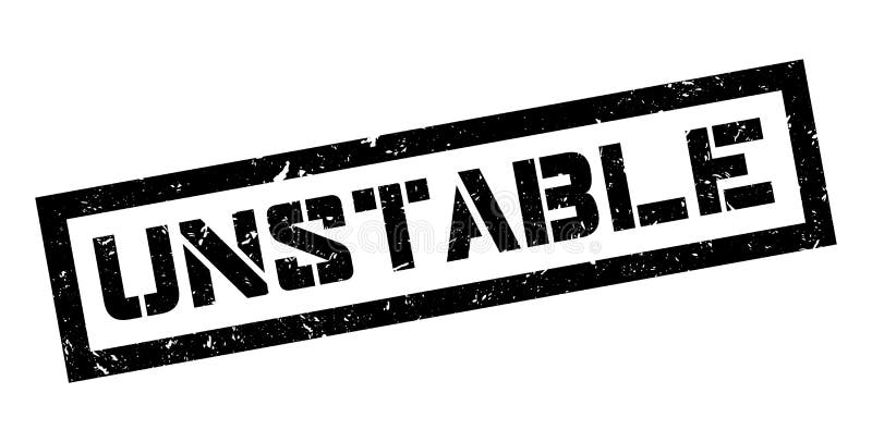 Tampon En Caoutchouc Instable Illustration Stock - Illustration du ...