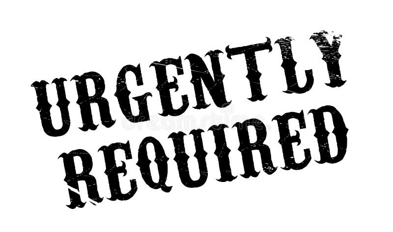 Tampon En Caoutchouc Instamment Requis Illustration Stock ...