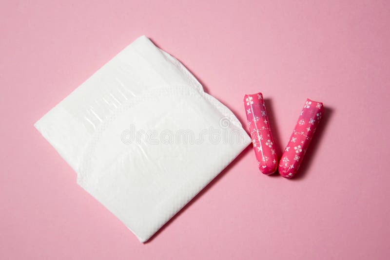 Pink tampons stock image. Image of casual, hygiene, healthy - 68475649