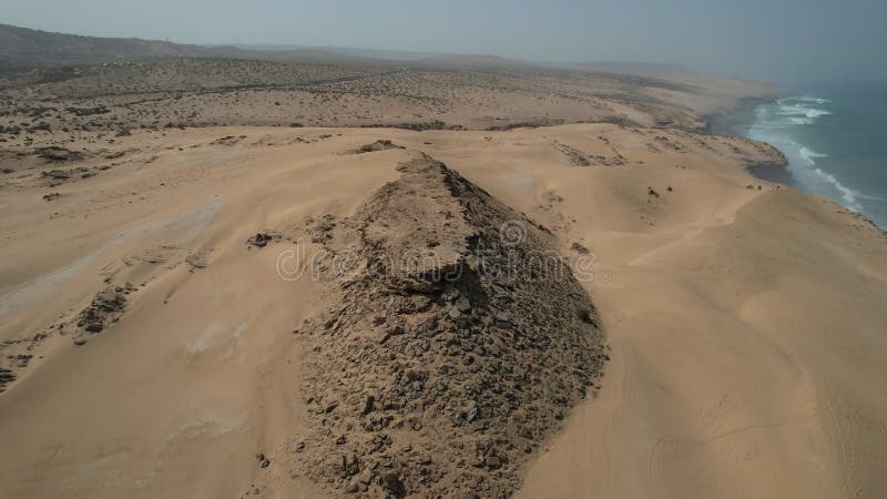 Tamri Sea : Aerial Panorama of Agadir Beach, Morocco (4K Drone Footage ...