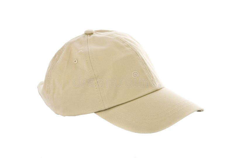 A Green Baseball Cap is Isolated Stock Image - Image of athletic, head ...