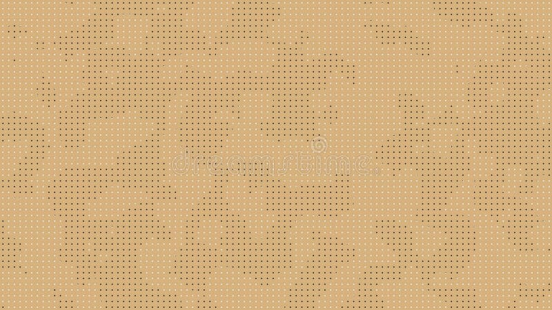 Tan or Burlywood Background Dot Halftone with Black and White Dots ...