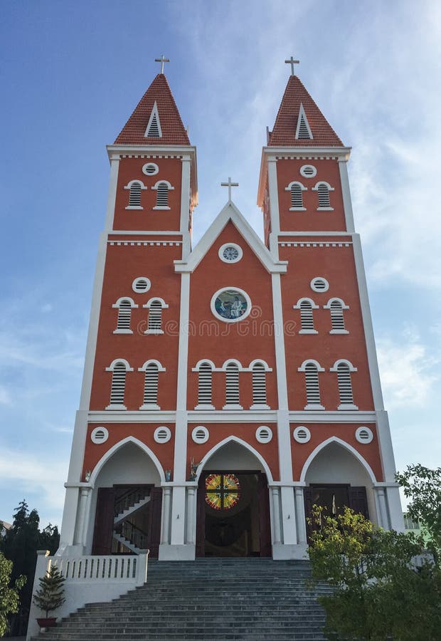 Tan Ding Church in Saigon, Vietnam Editorial Photo - Image of urban ...