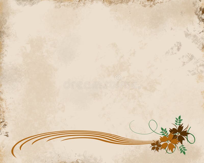 Tan Grunge Floral stock illustration. Illustration of design - 4606882
