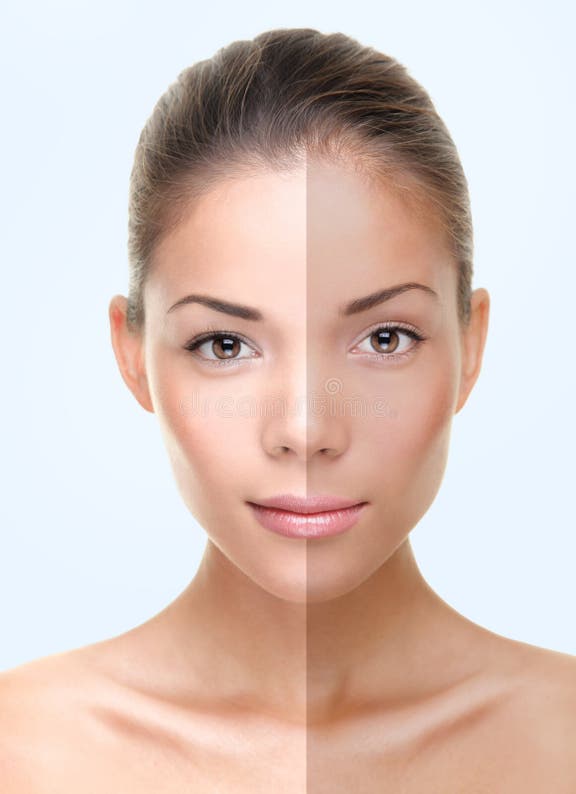 Tan skin care stock image. Image of isolated, adult, face - 16797909