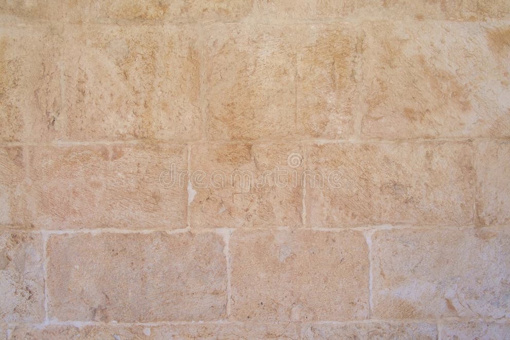 Tan Stone Wall stock image. Image of blocks, wallpaper - 80919657