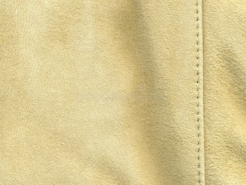 Tan suede with stitching stock photo. Image of stiching - 7897602