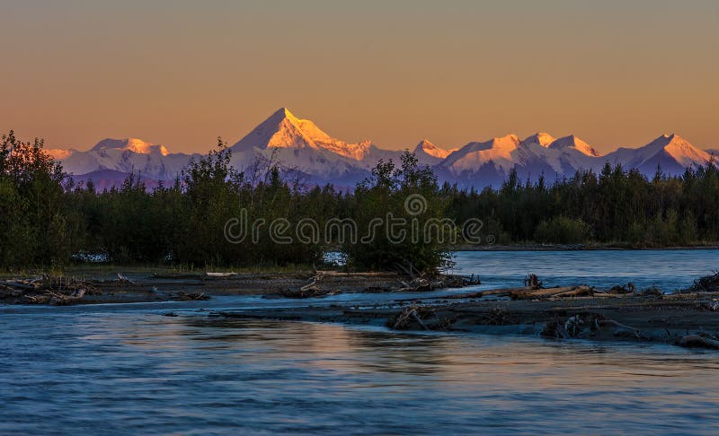 Tanana Valley Alaska stock image. Image of river, idyllic - 41208703