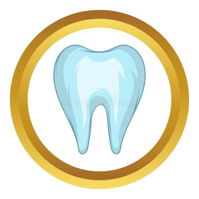 Tand Met Gouden Tandheelkundig Kroon Naadloze Vector Vector Illustratie ...