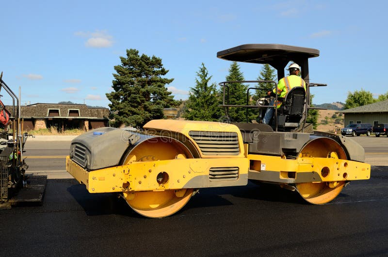 Paving Machine stock photo. Image of road, residential - 52082232