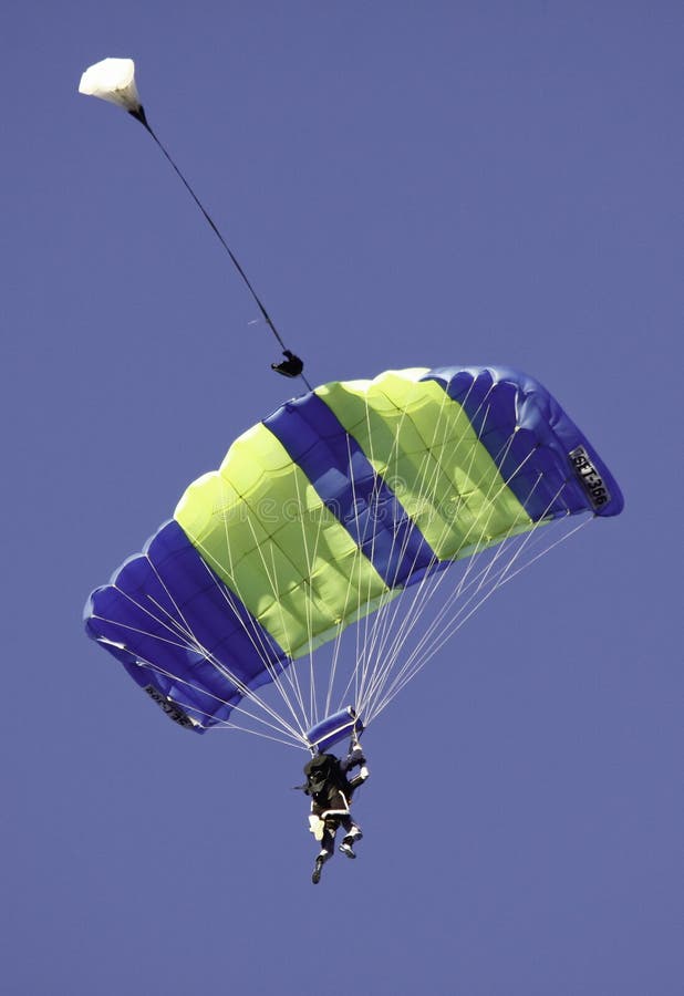 Tandem Skydiving stock photo. Image of yellow, skydiving - 3301574