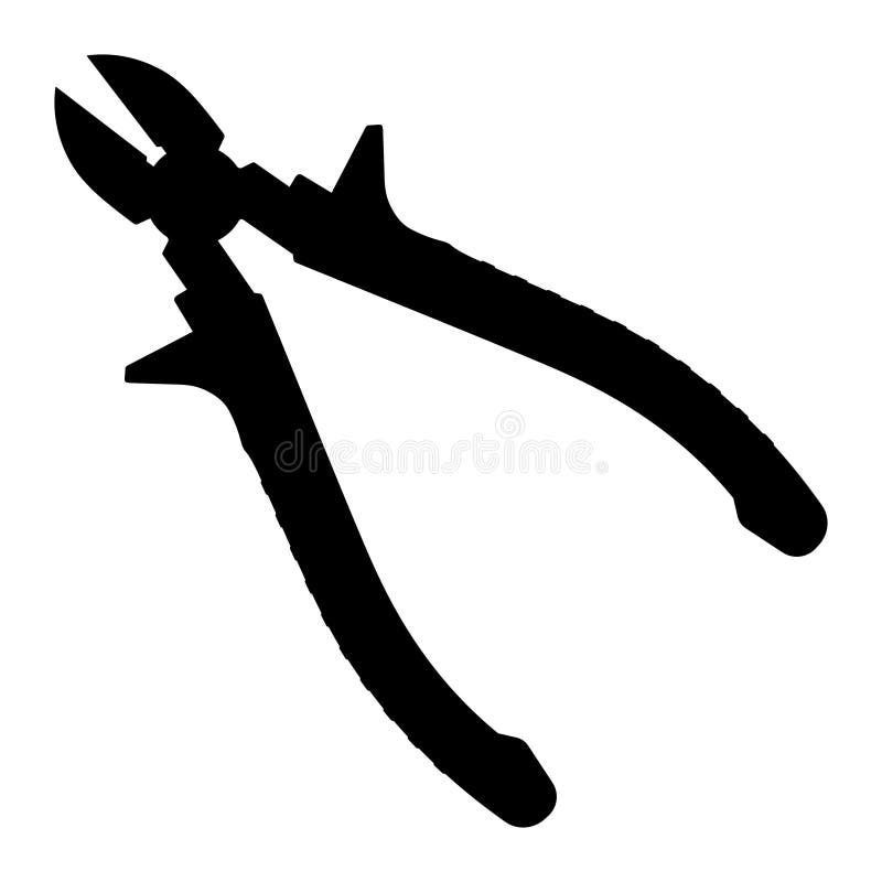 Tang, vectorsilhouet vector illustratie. Illustration of grillen - 43052556