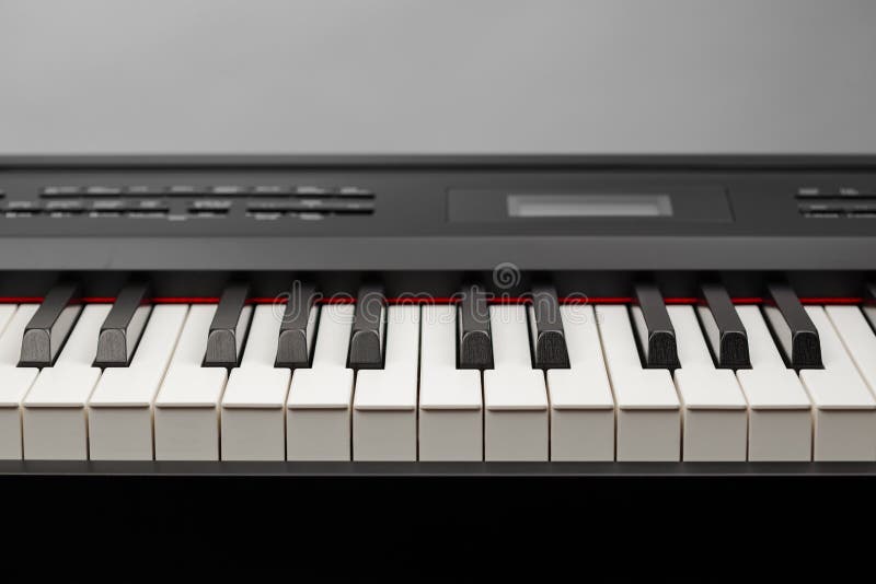 Tangenter Av Ett Digitalt Piano, Mjukt Fokusera, Ett Id?rikt Lynne Av ...