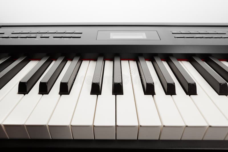 Tangenter Av Ett Digitalt Piano, Mjukt Fokusera, Ett Id?rikt Lynne Av ...