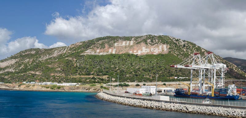 Tanger Med editorial photo. Image of harbour, house - 116775141