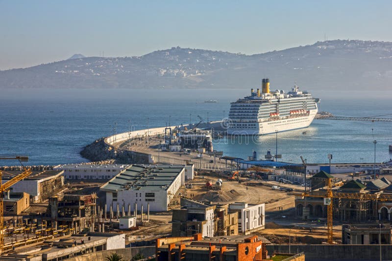 Tanger Sea Port View, Morocco Editorial Photography - Image of landmark ...